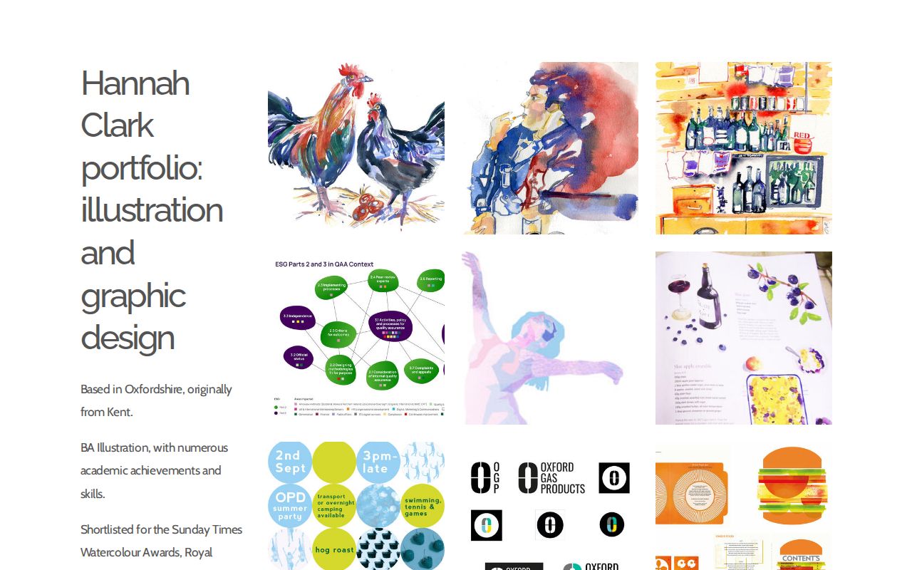 Hannah Clark Illustration and graphic design portfolio